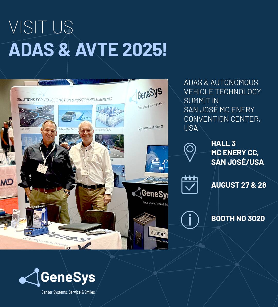 ADAS & Autonomous Vehicle Technology Summit San José/USA 2025 - GeneSys Elektronik GmbH